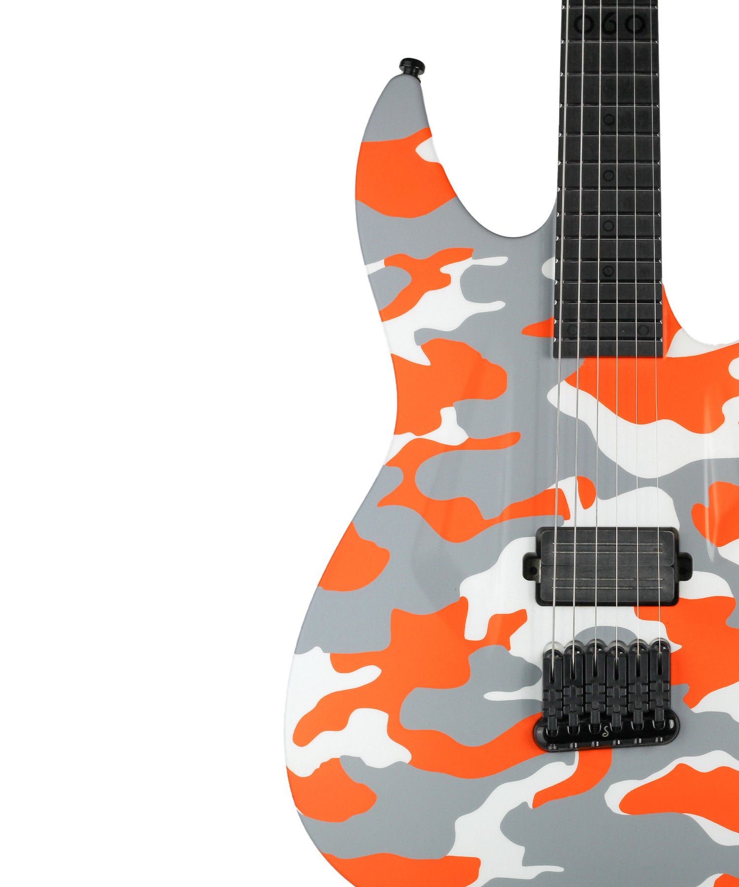 [Used] Đàn Guitar Điện Aristides 060 Orange Camo Electric Guitar