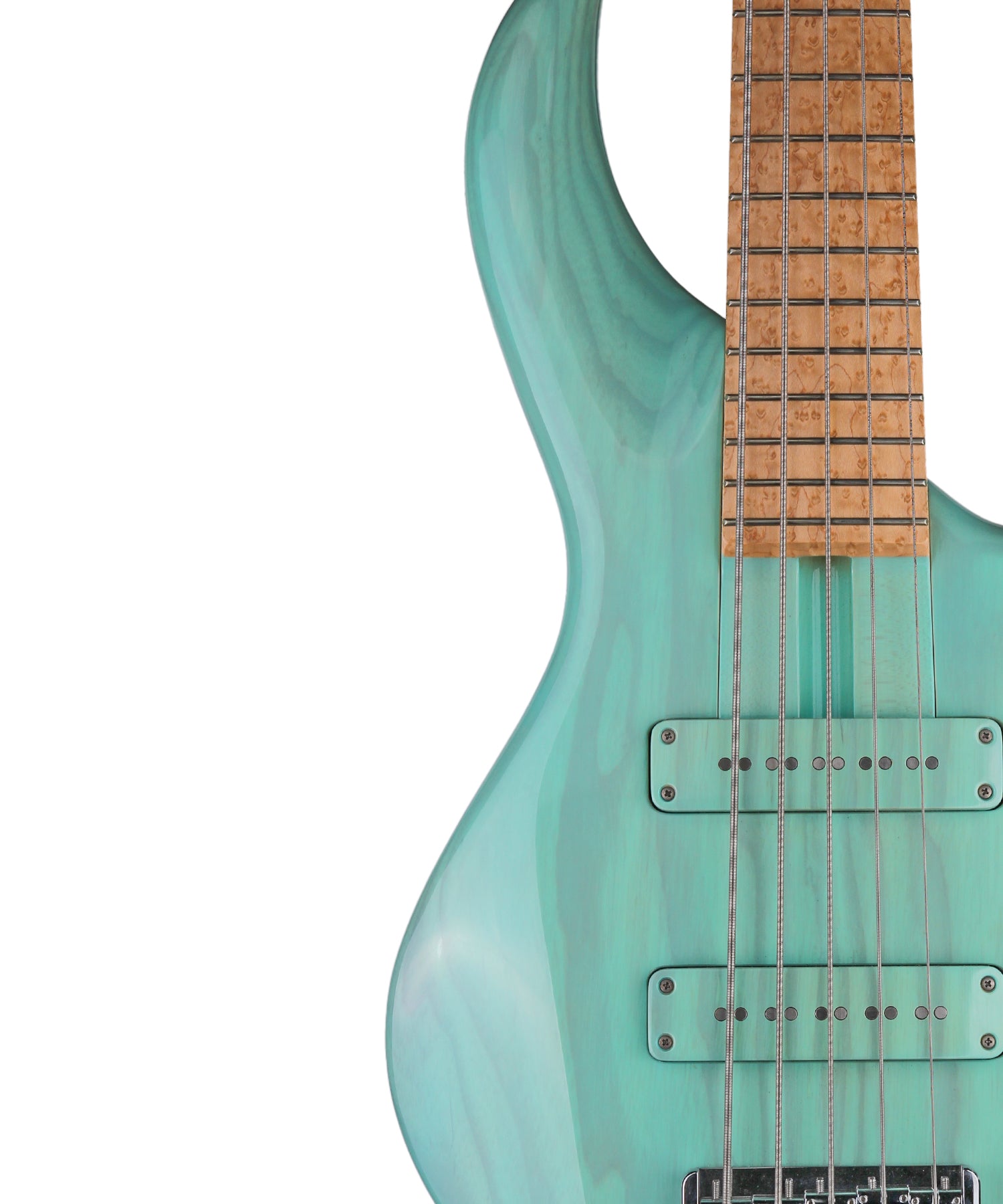 [Mint] Đàn Guitar Bass Điện F Bass BN5 Standard - Transparent Seafoam