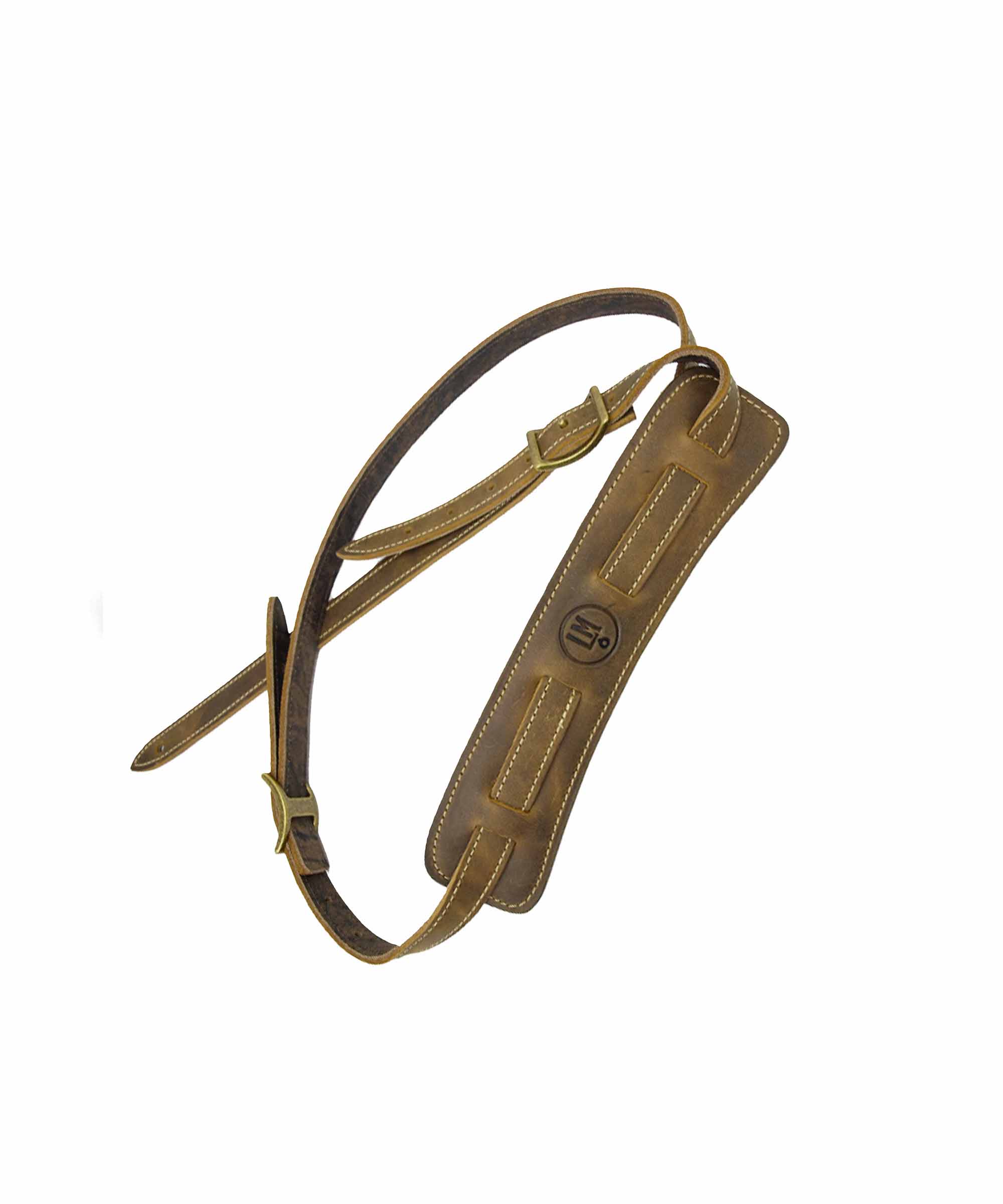 Dây đeo đàn LM Products Vintage Pad Distressed Strap - Brown